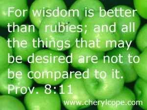 Wisdom Quotes and Scriptures | Cheryl Cope