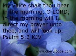 Start your Morning Right with Christ | Cheryl Cope